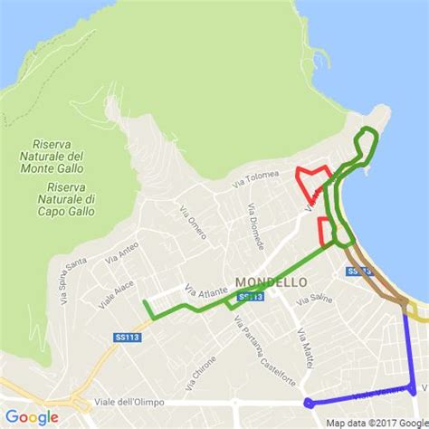 Map Mondello Sicily Mondello Beach From Palermo The Complete Day