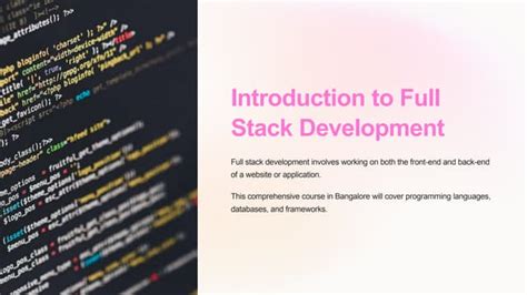 Full Stack Developer Course In Bangalore 15 Guaranteed Interviews