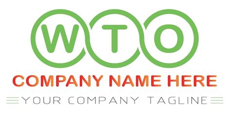 Premium Vector Wto Letter Logo Design