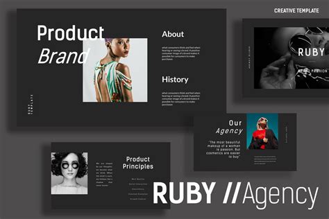 Ruby Urban Powerpoint Template Free Design Resources