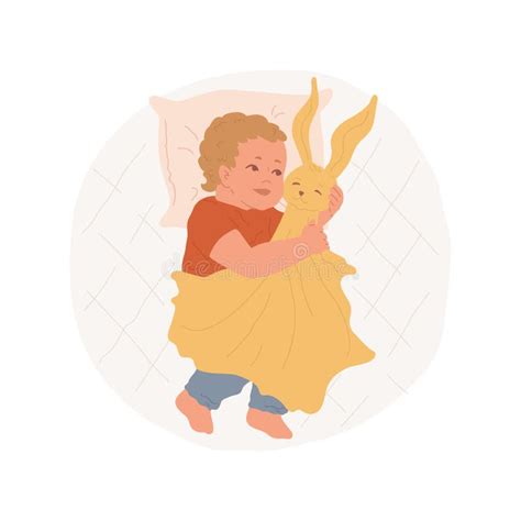 Security Blanket Isolated Cartoon Vector Illustration Stock Vector