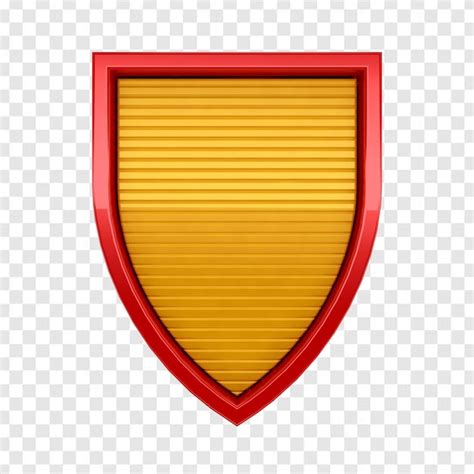 Premium Psd 3d Shield For Compositing