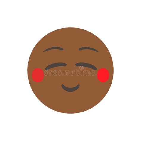 Realistic Emoticon Isolated In White Background Vector Emoji Stock