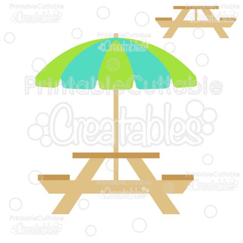 Picnic Table Clipart