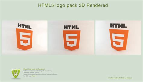 Html 5 Logo Psd