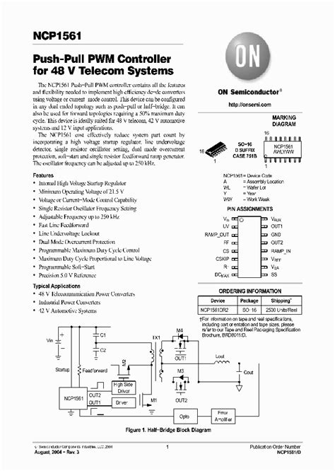Ncp1561dr2409581pdf Datasheet Download Ic On Line