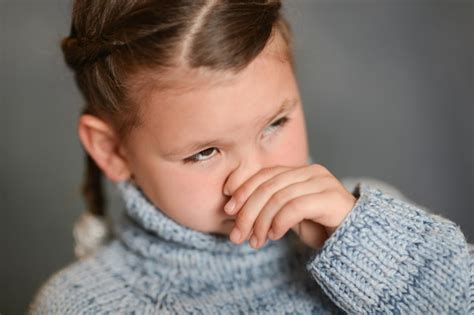 Premium Photo Cute Sick Girl