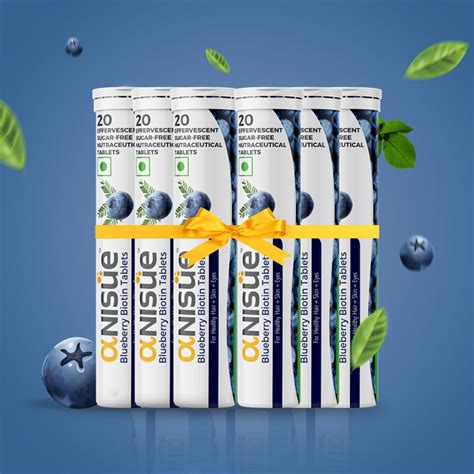 Biotin Tablets Vitamin B7 Blueberry 20 Tabs 430530v1717397042