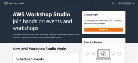 at an aws event eks workshop