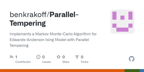 github benkrakoff parallel tempering implements a markov monte carlo