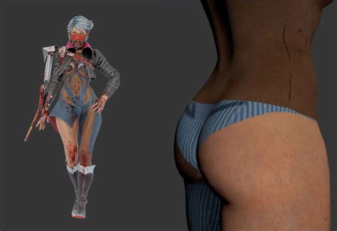 Rule 34 3d 3d Artwork Adriana Imai Big Ass Dbd Dead By Daylight Game Masked Female Model The