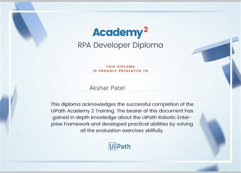 Akshar P On Linkedin Now Certified Rpa Developer