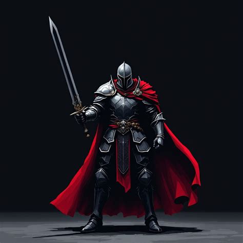 Free Knight In Red Image Knight Warrior Sword Download At Stockcake