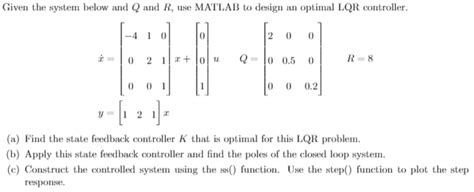 Solved Please Complete The Problem In Matlab Along With The