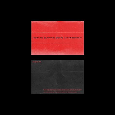 How To Survive Being An Immigrant Posters On Behance