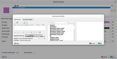 Layers Defining Opacity Of The Fill Color In Symbology In Qgis Geographic Information