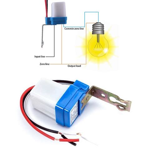 Photocell Sun Switch Automatic Light Control Sensor Switch 220v 10a