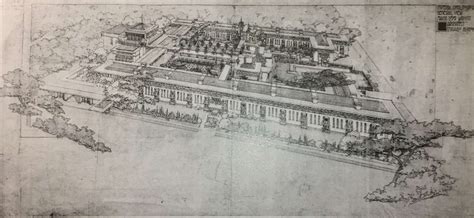 Drawing At Duke Frank Lloyd Wrights Engineering And Architectural