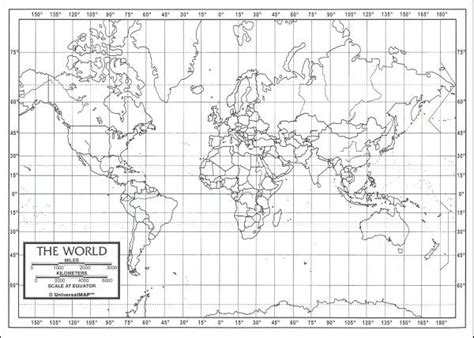 World Map Latitude Longitude Printable Free Printable Templates