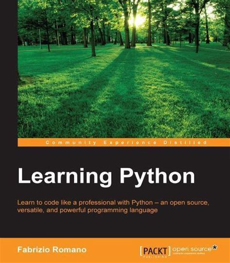 Learning Python Ebook Fabrizio Romano 9781785284571 Boeken Bol
