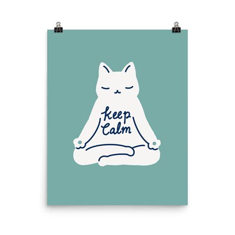 Keep Calm Cat Art Print I Love Doodle The Visual Art Of Lim Heng Swee