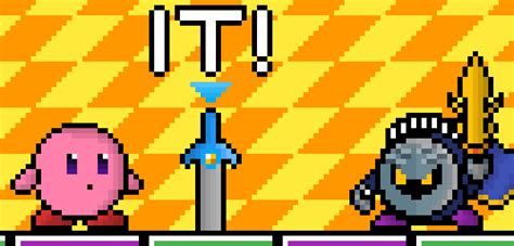 Pixilart Kirby Vs Meta Knight By Thepixelgeneral