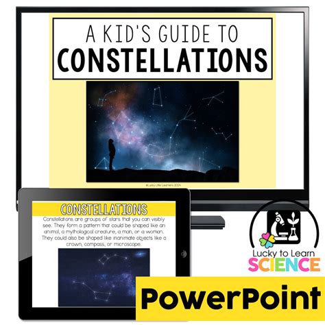 Lucky To Learn Science Constellations Teaching Slides Powerpoint