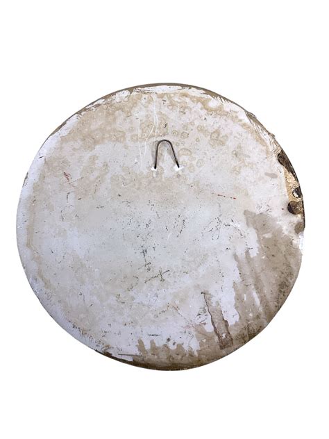 Canadian Rcn Navy Hmcs Trail Plaster Cast Ships Crest Plaque 65 Diameter Military Antiques