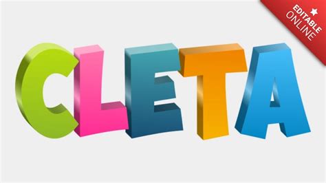 Cleta Text Style Effects Generator