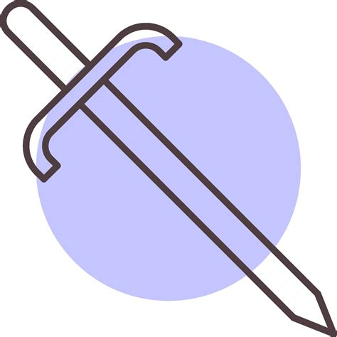 Cutlass Line Shape Colors Icon 38174571 Vector Art At Vecteezy