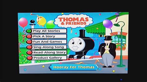 Thomas And Friends Hooray For Thomas Dvd Menu Walkthrough Youtube