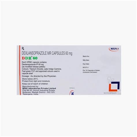 Dexlansoprazole 60mg Capsule At ₹ 174strip Nagpur Id 2854681463762