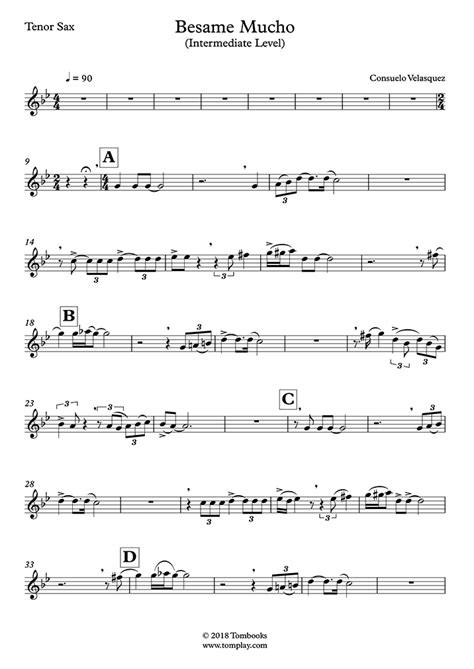 Besame Mucho Free Sheet Music Pdf