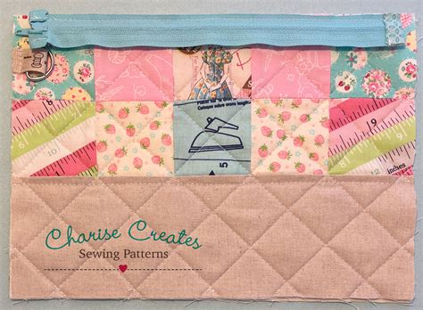 Charise Creates Happy Patchwork Pouch ~ A Free Pattern