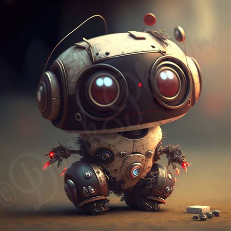 Cute Robot Concept Art