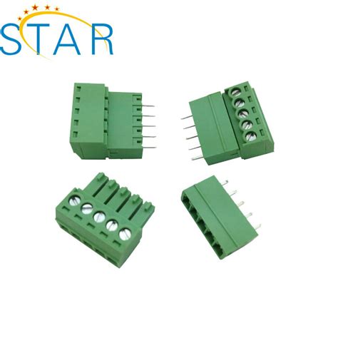 China Custom Mm Pitch Screw Pluggable PCB Terminal Block China Connector PCB Terminal