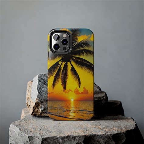 Tropical Sunrise Palm Tree Phone Case Iphone Cases Durable