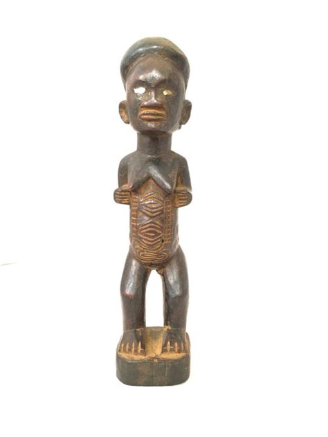Bembe Female Figure Sculpture Bembe Congo No Reserve Price