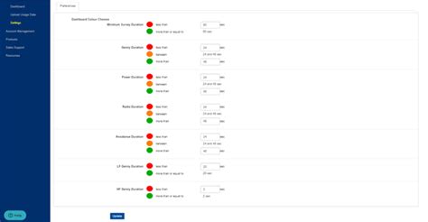 Preferences Tab Radiodetection Support