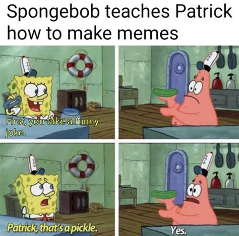 Spongebob Pickles Memes