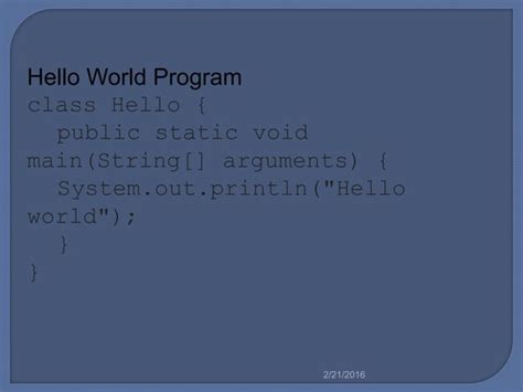 Java Intro In Hindi Ppt