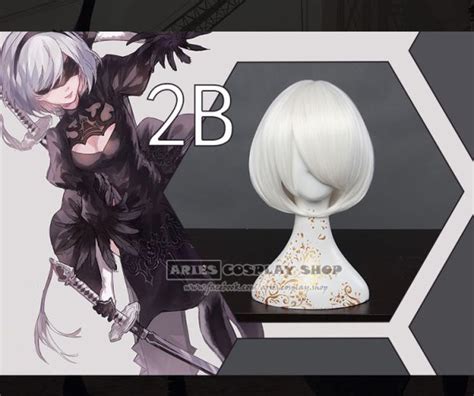 Nier Automata Tóc Wig 2b Game Nier Automata Yorha No2 Type B 2b