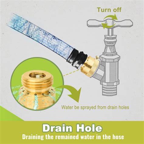 Sungator Anti Siphon Valve 6 Pack Hose Bib Vacuum Breakers Set 3 4 Inch Backflow Preventer For