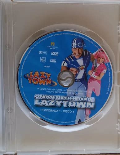 Dvd Lazy Town O Novo Super Herói De Lazy Town Raro Parcelamento Sem Juros
