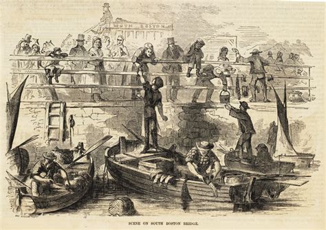 Irish Immigrants On Bridge Global Boston