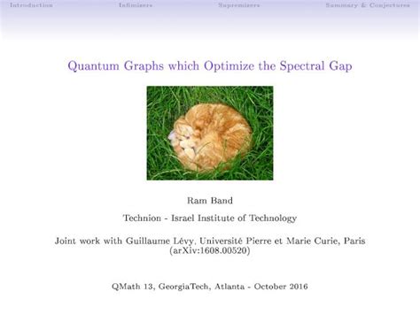 Pdf Quantum Graphs Which Optimize The Spectral Gap · Quantum Graphs Which Optimize The