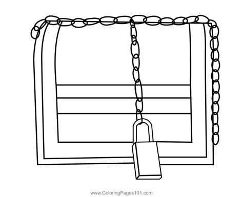 Chest Coloring Pages