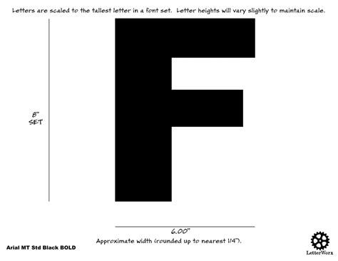 8 Wooden Letter F Arial Font Unfinished Baltic Birch Wood Craft