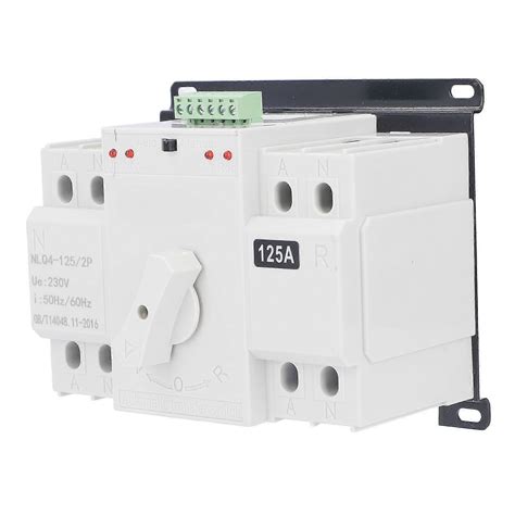 Dual Power Automatic Transfer Switch Electrical Selector Switch For Office Buildings 230v