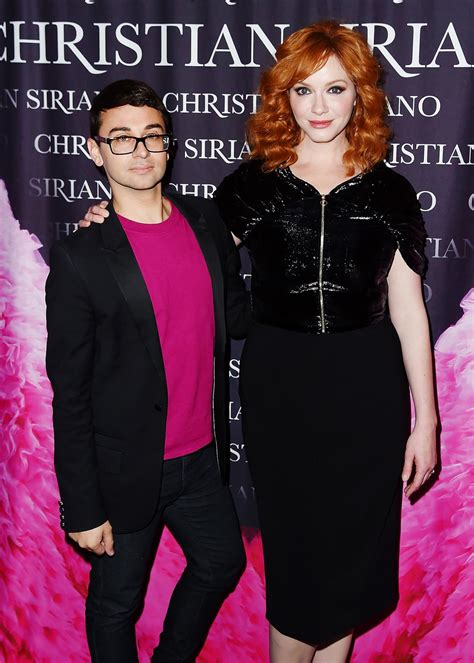 Christina Hendricks Wears Christian Siriano Dress For Wedding Weekend
